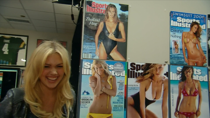 Photo Gallery of Kate Upton’s visit to the ManCave – DanPatrick.com